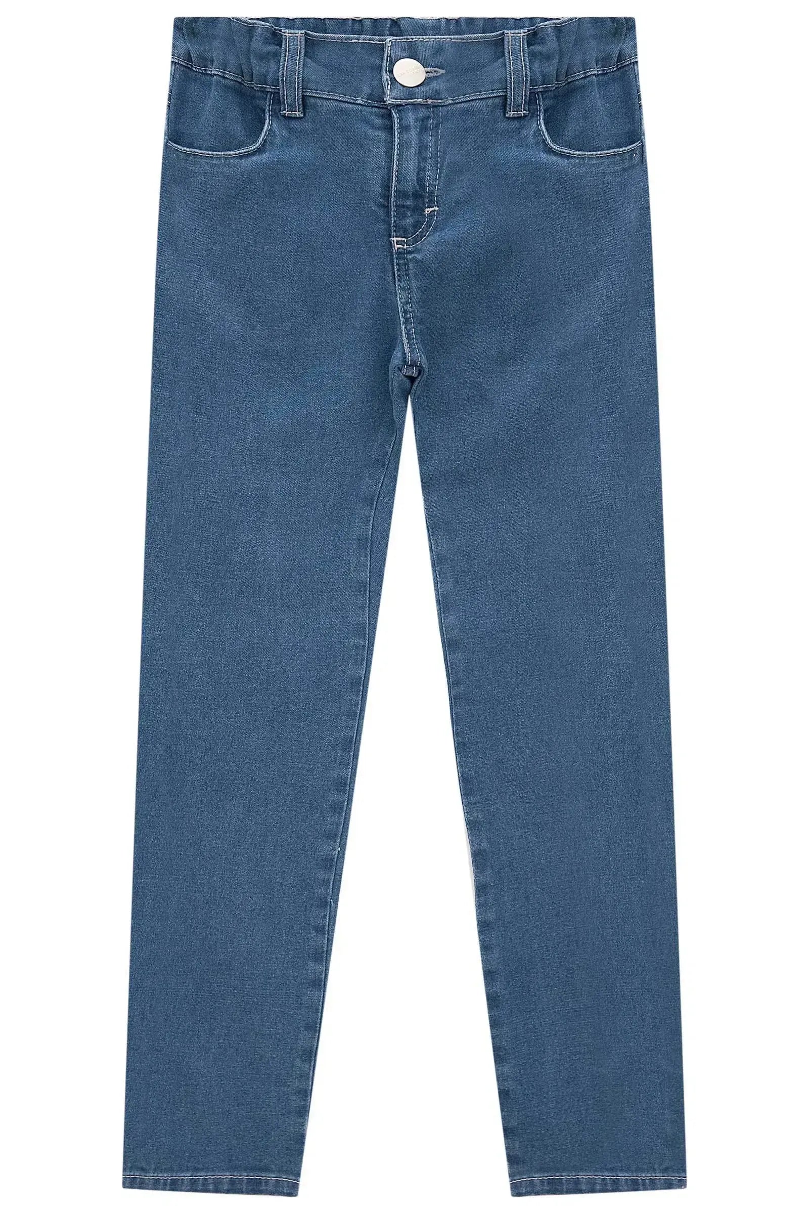Calça Skinny em Jeans com Elastano 79714 Lilimoon Teen Menina